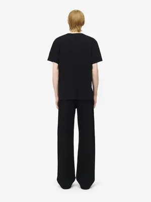 Alexander McQueen Logo Cotton T-shirt - Black