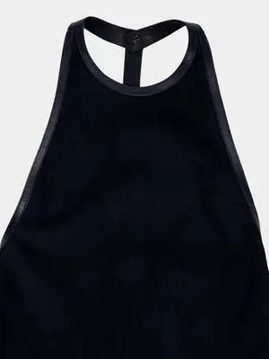 Gucci Halterneck Suede Dress