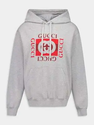 Gucci Interlocking G Print Cotton Jersey Sweatshirt