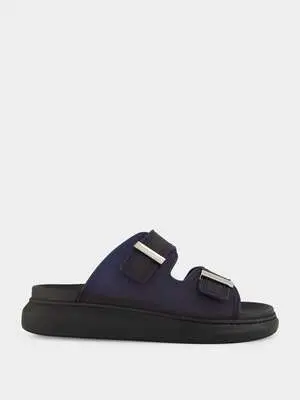 Alexander Mcqueen Round Toe Slides Slipper