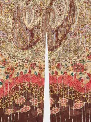 Valentino Garavani Pekin Voyage Paisley Silk Trousers - Multicolour