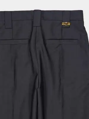 Versace Wool-mohair Formal Trousers - Grey