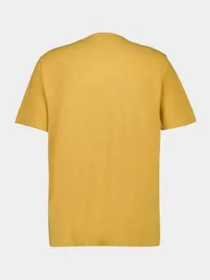 Frescobol Carioca Tuscan Sun Dinis Cotton-linen T-shirt - Orange