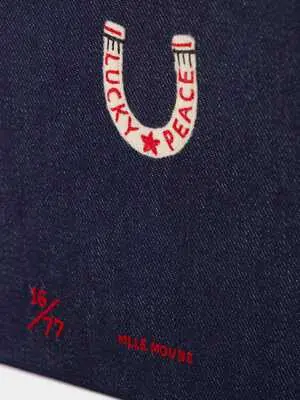 OLYMPIA LE-TAN Yee-haw Clutch - Blue