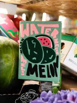 OLYMPIA LE-TAN Watermelon Clutch Multicolour