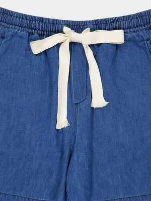 Commas Walk Denim Cotton Shorts