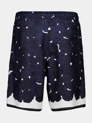Givenchy Silk Floral Shorts - Blue