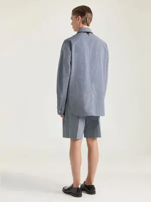 Givenchy Checked Double Pleat Bermuda Shorts