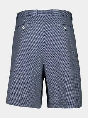 Givenchy Checked Double Pleat Bermuda Shorts