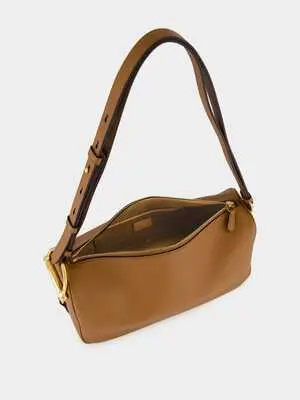 Gucci Leather Half Horsebit Medium Shoulder Bag