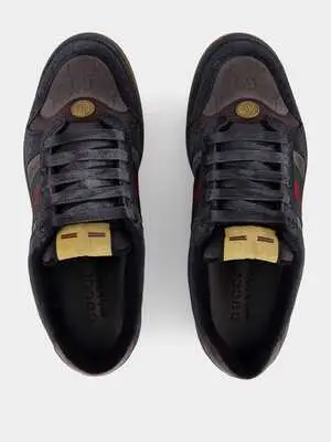 Gucci Dark Gg Monogram Low-top Sneakers
