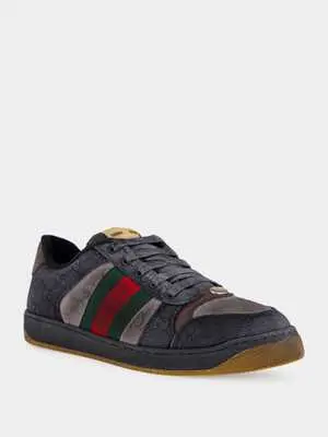 Gucci Dark Gg Monogram Low-top Sneakers