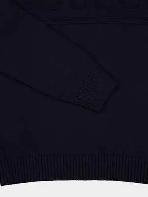 Gucci Cotton Wool Sweater With Intarsia - Blue