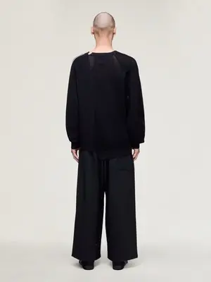 Y3 Knit Logo Sweater - Black