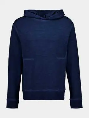 120% Lino Hooded Linen Sweatshirt