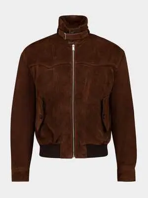 Alexander McQueen Suede Blouson Jacket