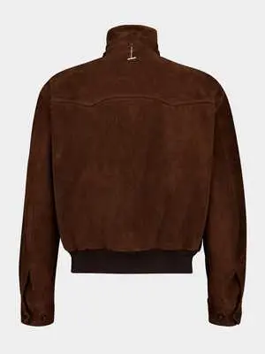 Alexander McQueen Suede Blouson Jacket