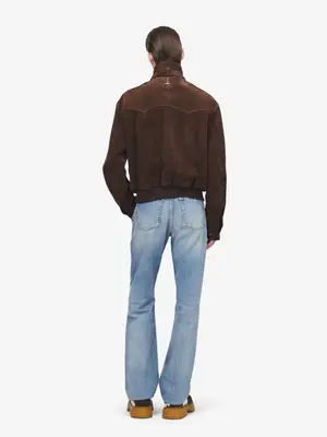 Alexander McQueen Suede Blouson Jacket