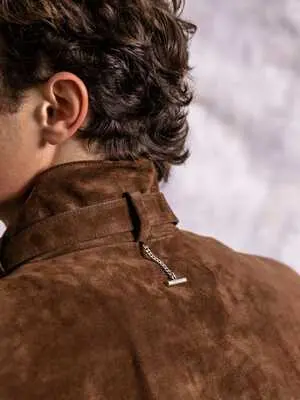 Alexander McQueen Suede Blouson Jacket