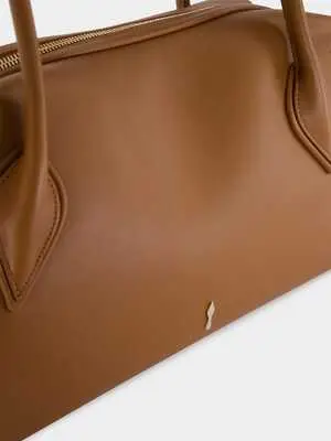 CHRISTIAN LOUBOUTIN Cuoio Venus Medium Calf Leather Shoulder Bag - Brown