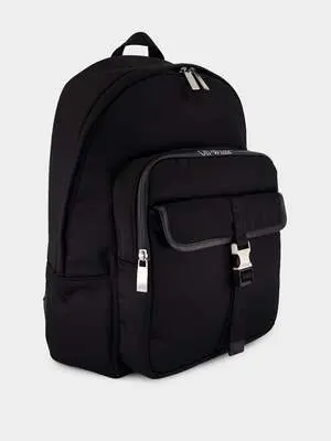 Off-White Leather Outdoor Backpack