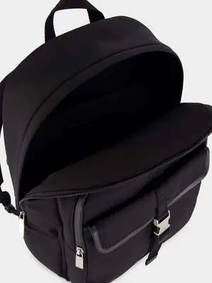 Off-White Leather Outdoor Backpack