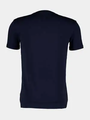 TOM FORD Navy V-neck T-shirt