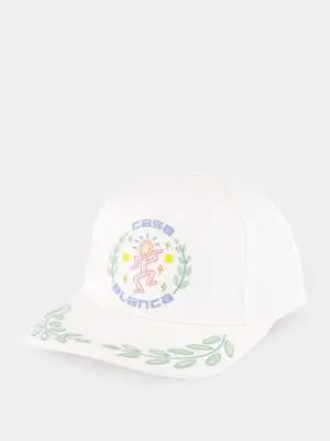 Casablanca Dance Joy Cap - White