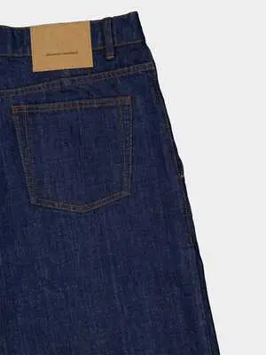 AMI Paris Cotton Balloon Fit Jeans - Blue