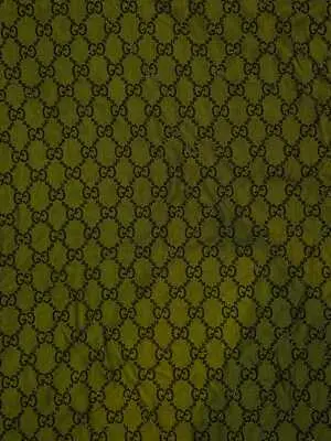 Gucci Embroidered Silk Georgette Dress - Green
