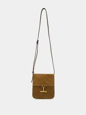 TOM FORD Tara Mini Bag In Calf Leather - Brown
