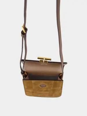 TOM FORD Tara Mini Bag In Calf Leather - Brown