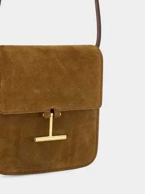 TOM FORD Whisky Tara Mini Bag In Calf Leather - Brown