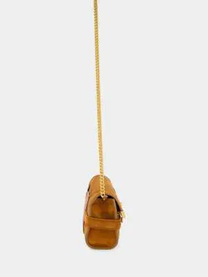 Balmain B-buzz 23 Suede Pouch - Brown