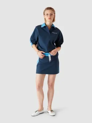 Casablanca Punto Polo Collared Sweatshirt - Blue
