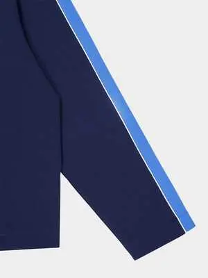 Casablanca Punto Polo Collared Sweatshirt - Blue