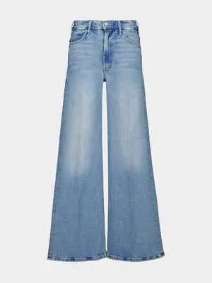 MOTHER Wide-leg Jeans In I Confess Wash - Blue