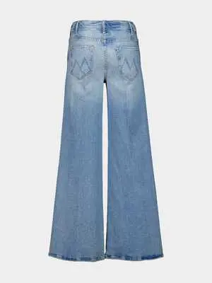 MOTHER Wide-leg Jeans In I Confess Wash - Blue
