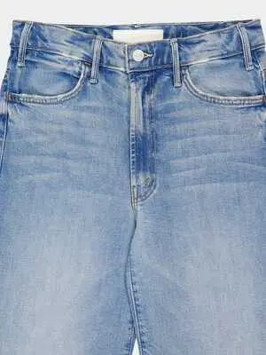 MOTHER Wide-leg Jeans In I Confess Wash - Blue