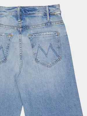 MOTHER Wide-leg Jeans In I Confess Wash - Blue