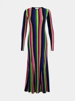 Gabriela Hearst Affinity Knit Maxi Dress - Multicolour