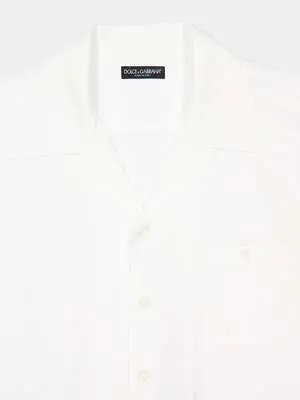 Dolce & Gabbana Cotton Short-sleeve Shirt - White