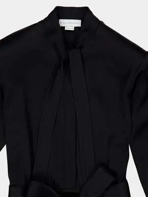 Stella McCartney Tie-neck Midi Dress