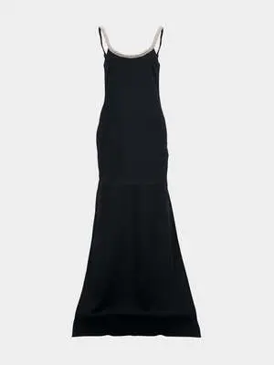 TOM FORD Crystal Embroidered Asymmetric Cocktail Dress