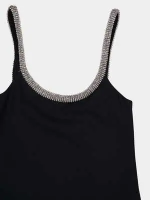 TOM FORD Crystal Embroidered Asymmetric Cocktail Dress