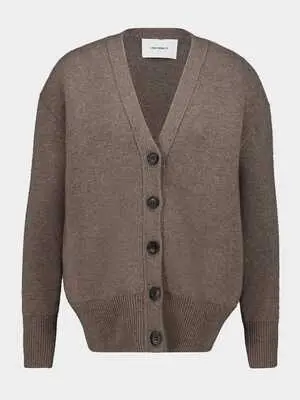LISA YANG Light Amery Double Face Cashmere Cardigan - Brown