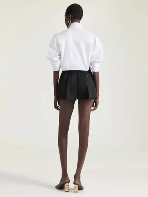 Givenchy Asymmetric Cotton Poplin Shirt - White