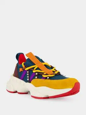 CHRISTIAN LOUBOUTIN Trailnrun Low-top Leather Sneakers - Multicolour