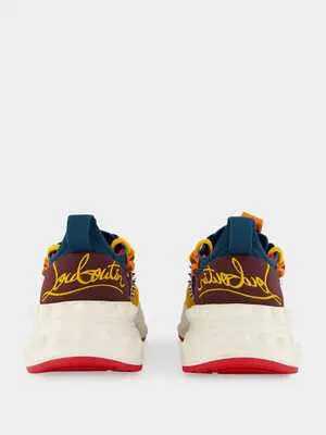 CHRISTIAN LOUBOUTIN Trailnrun Low-top Leather Sneakers - Multicolour