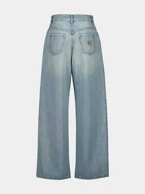 Miu Miu High-rise Loose Fit Jeans - Blue